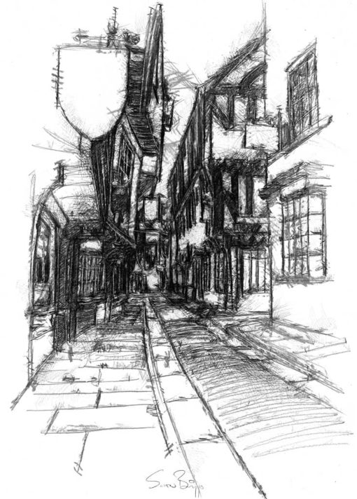 Original York shambles sketch | SeanBriggs