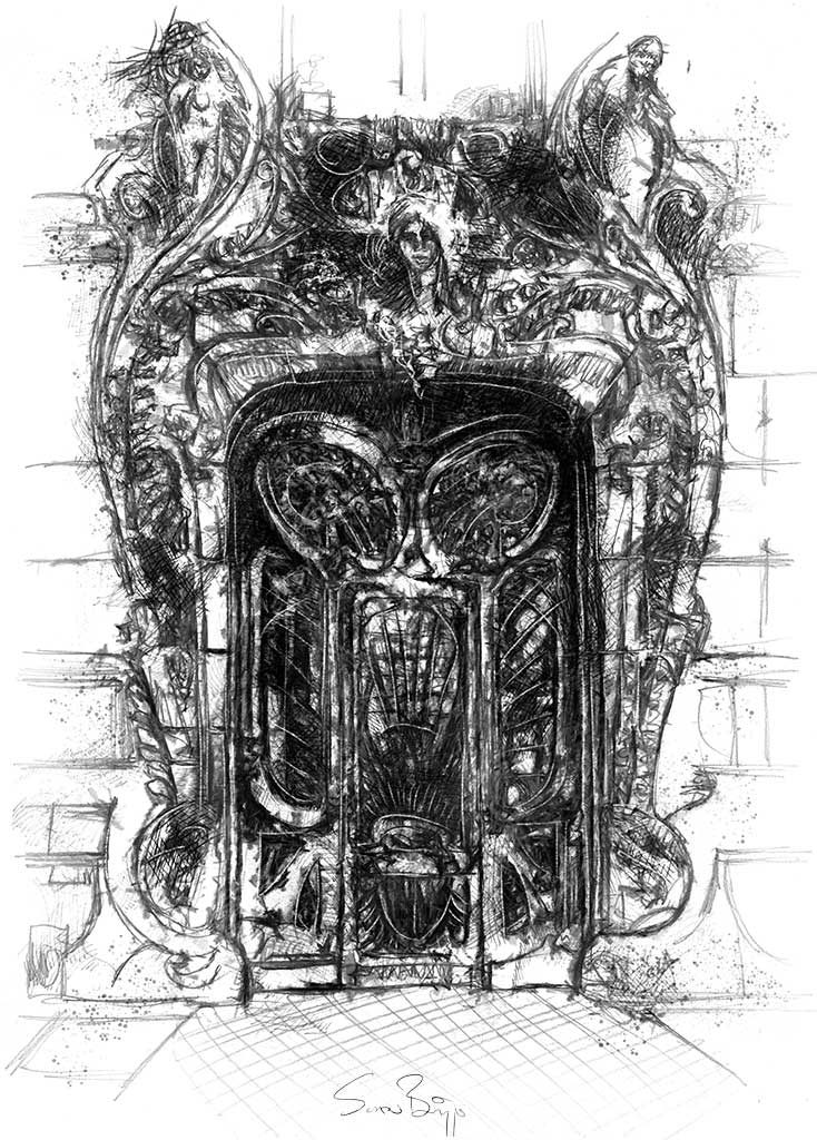 Nouveau door | SeanBriggs