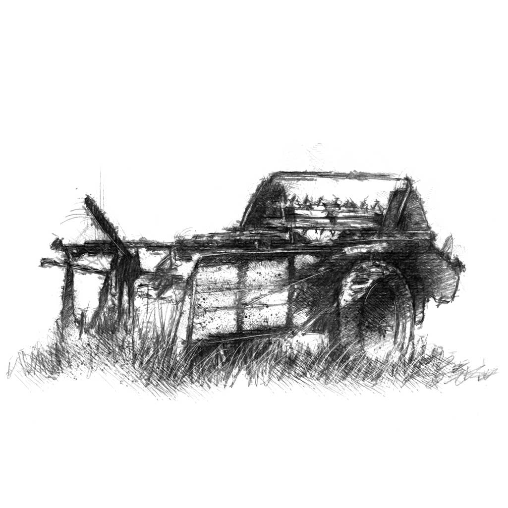 Original Muck spreader sketch | SeanBriggs