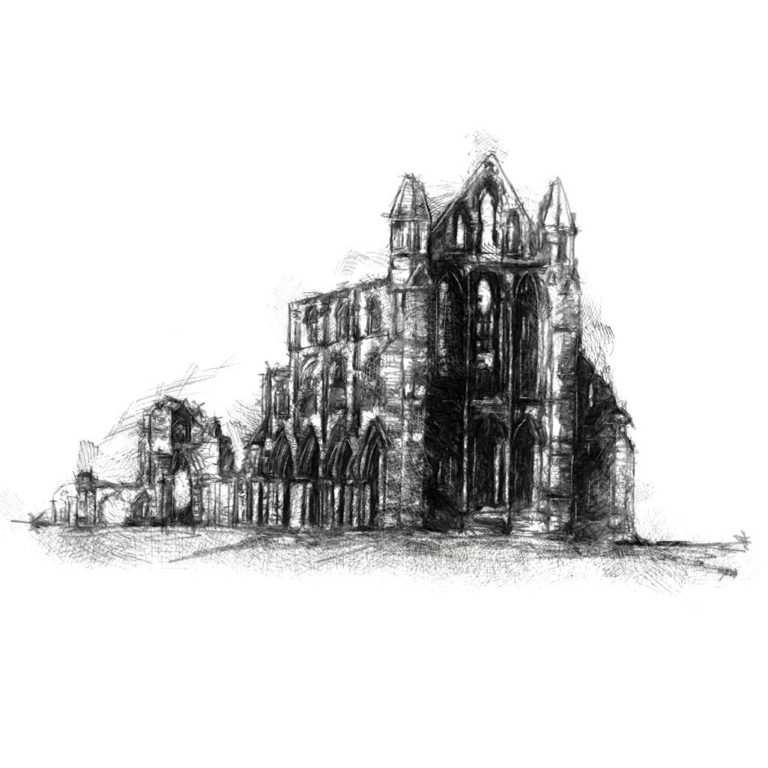 Whitby abbey sketch | SeanBriggs