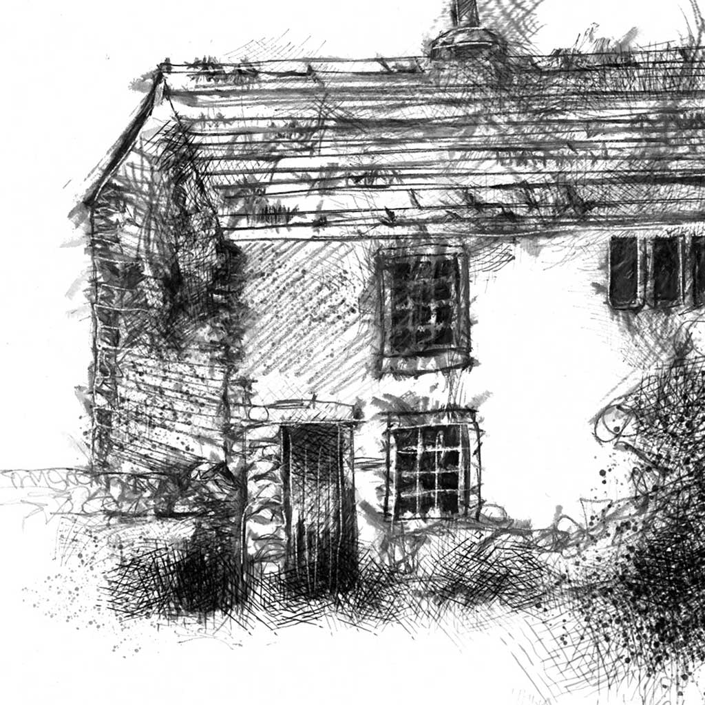 Original Cottage ruin sketch | SeanBriggs