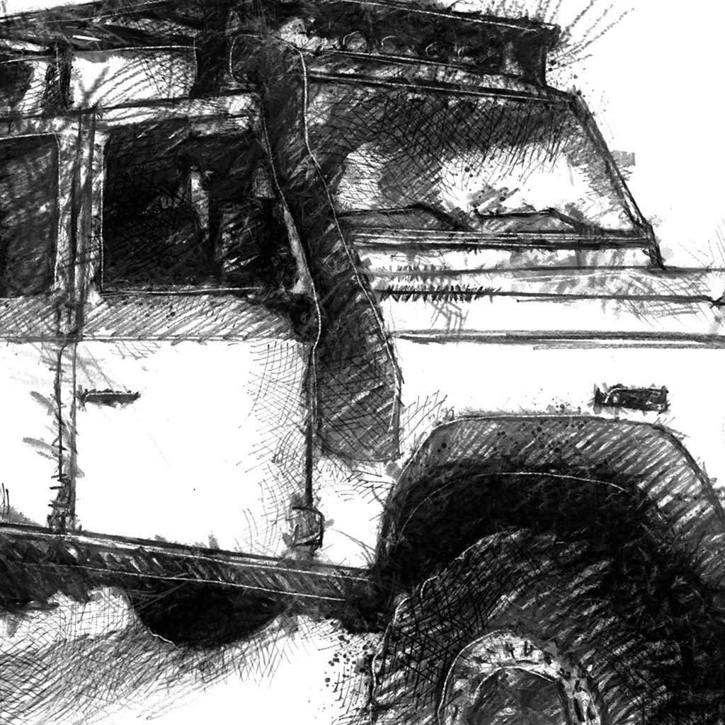 Original Landrover defender sketch | SeanBriggs