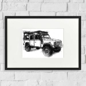 Original Landrover defender sketch | SeanBriggs
