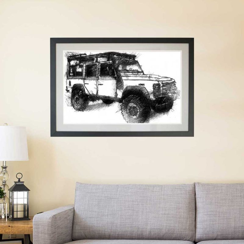 Original Landrover defender sketch | SeanBriggs