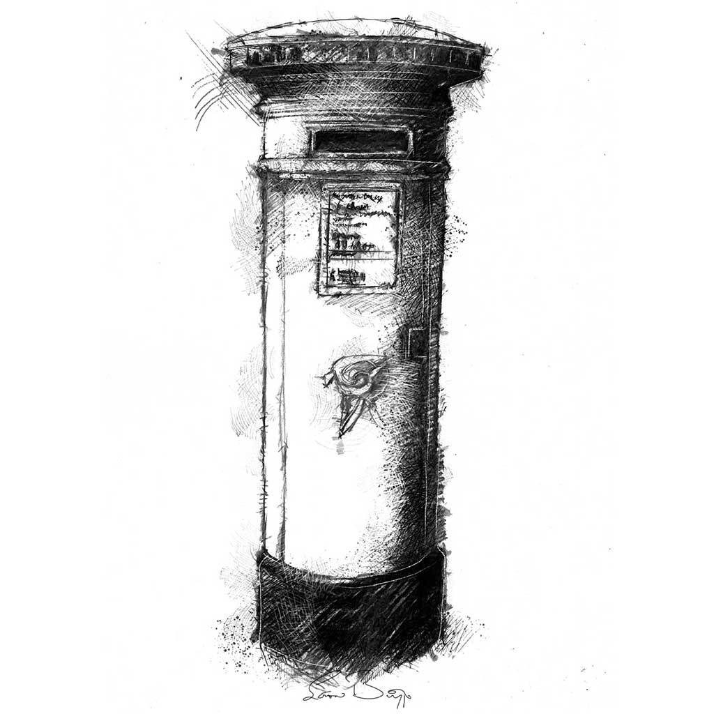 Original Postbox sketch | SeanBriggs