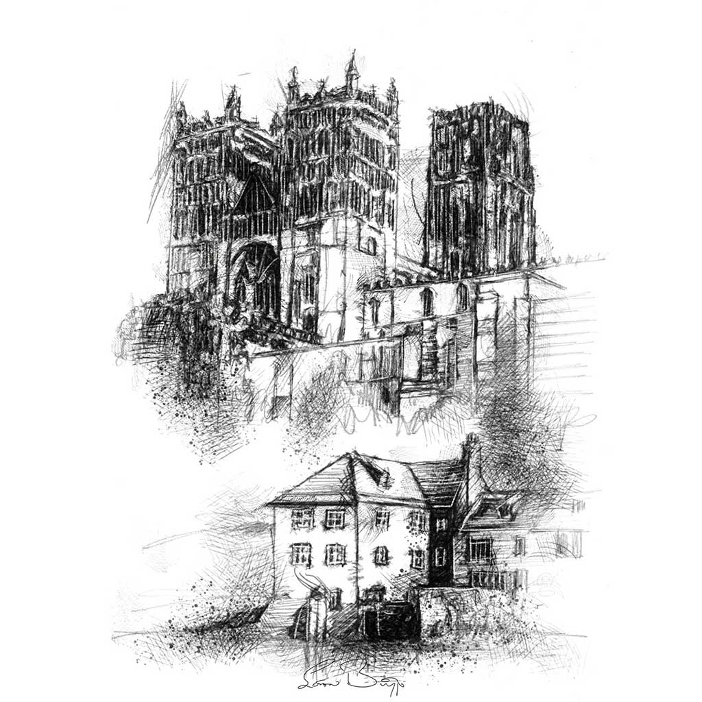 Original Durham Cathederal sketch | SeanBriggs