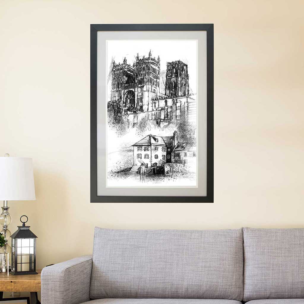Original Durham Cathederal sketch | SeanBriggs