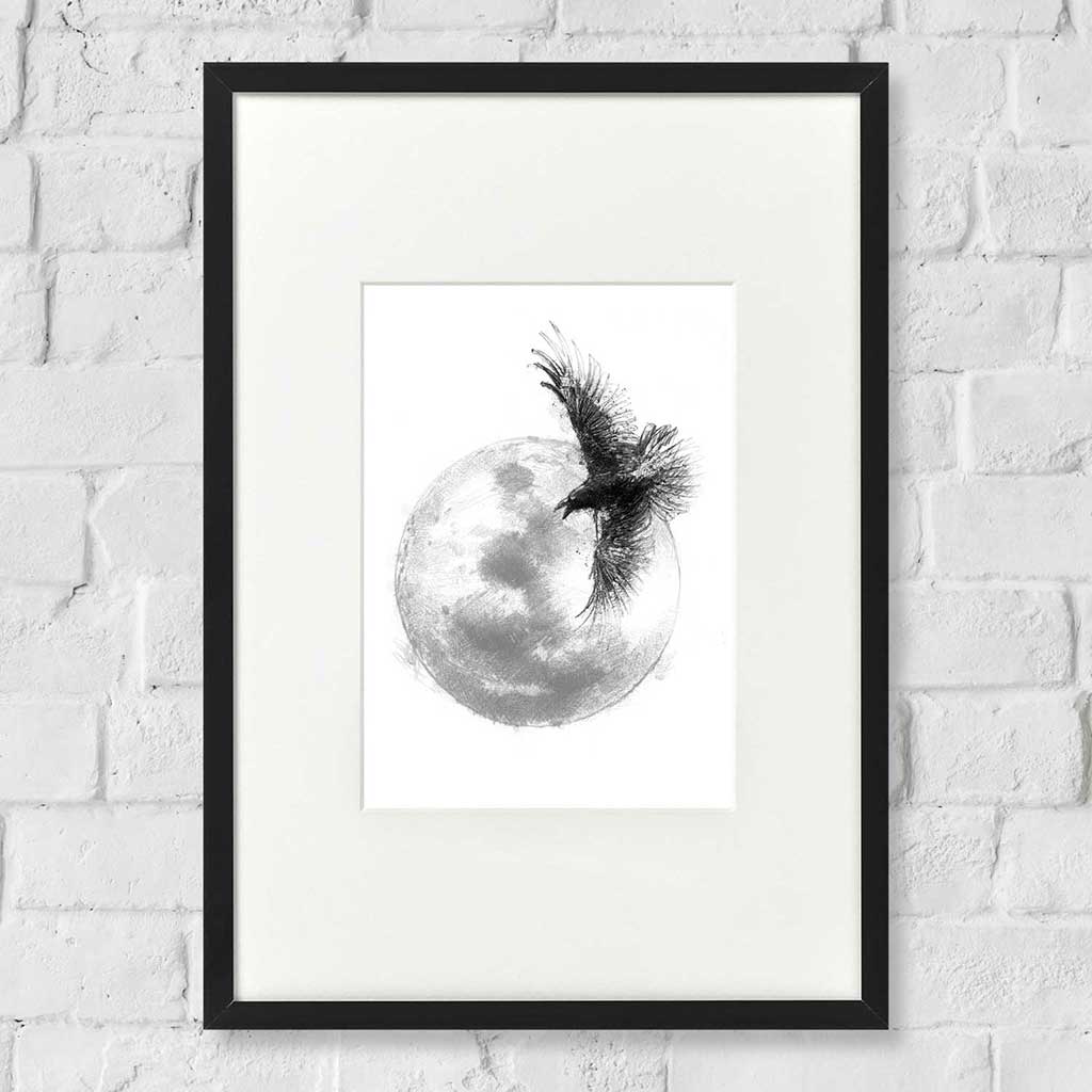 Original Crow moon sketch | SeanBriggs