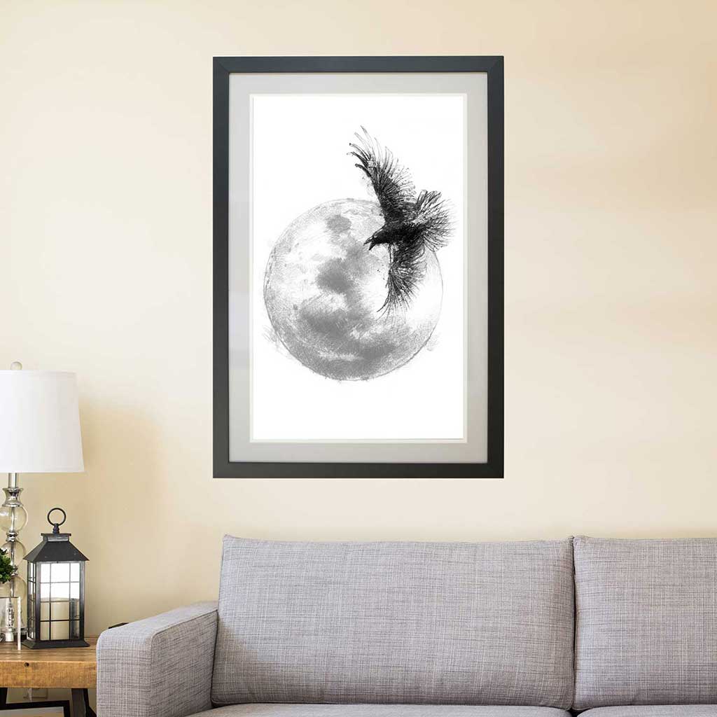 Original Crow moon sketch | SeanBriggs