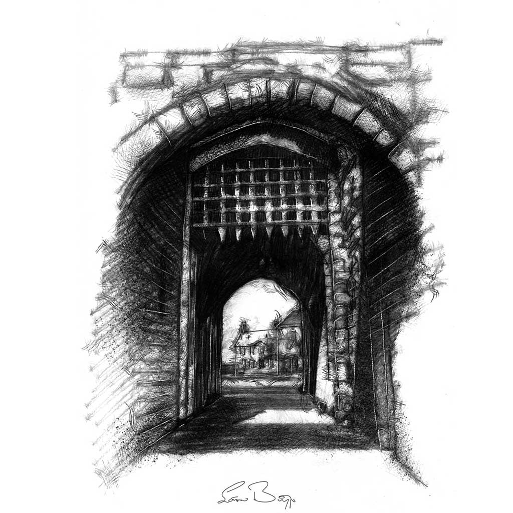 Castle Gate Drawing