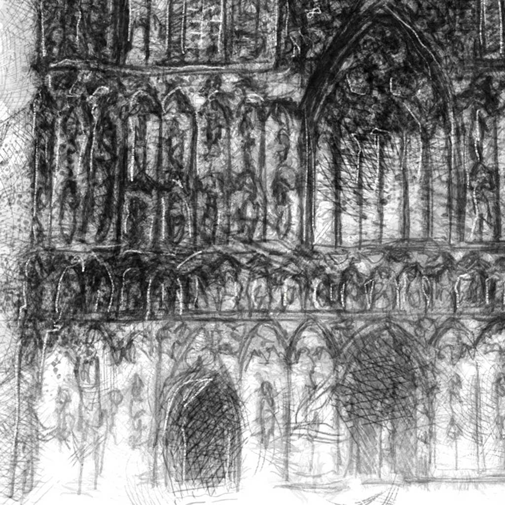 Original Lichfield cathedral sketch | SeanBriggs