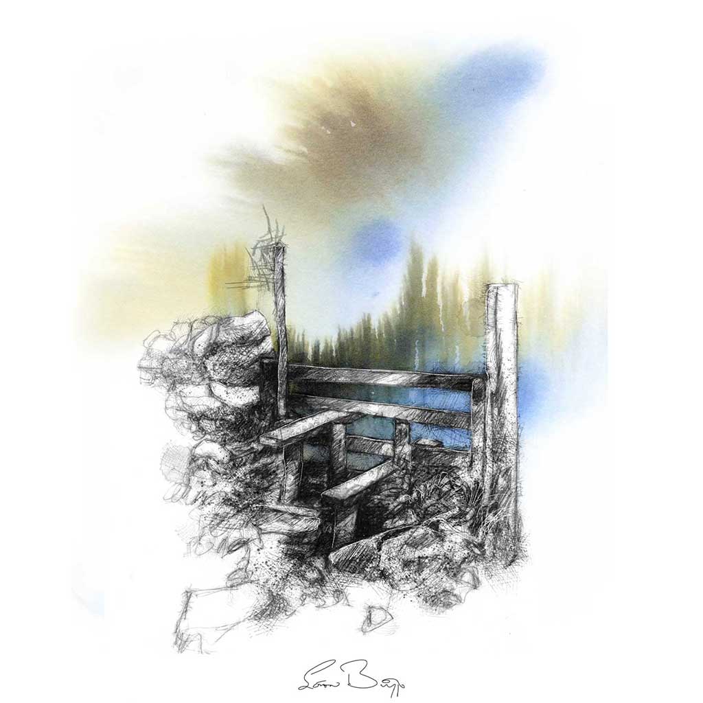 Original Wooden Stile sketch | SeanBriggs