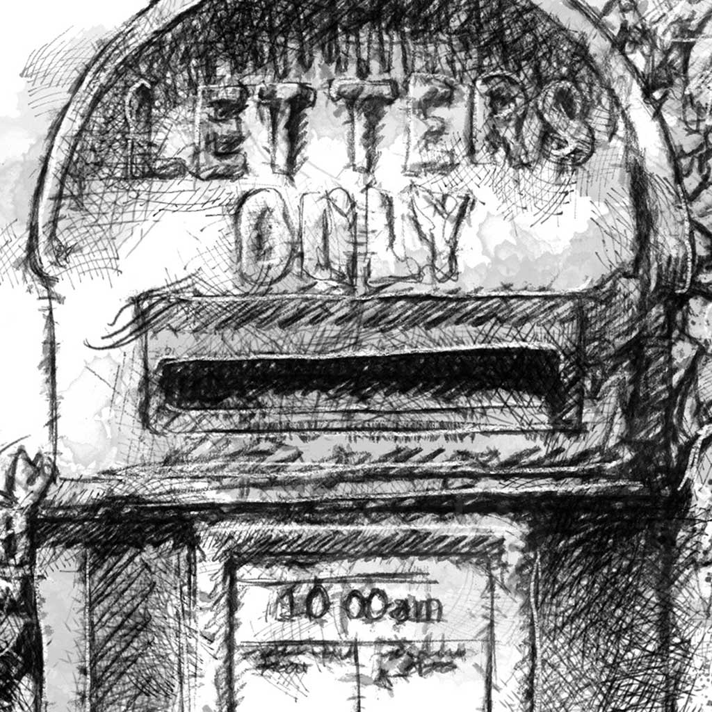 Post box sketch | SeanBriggs