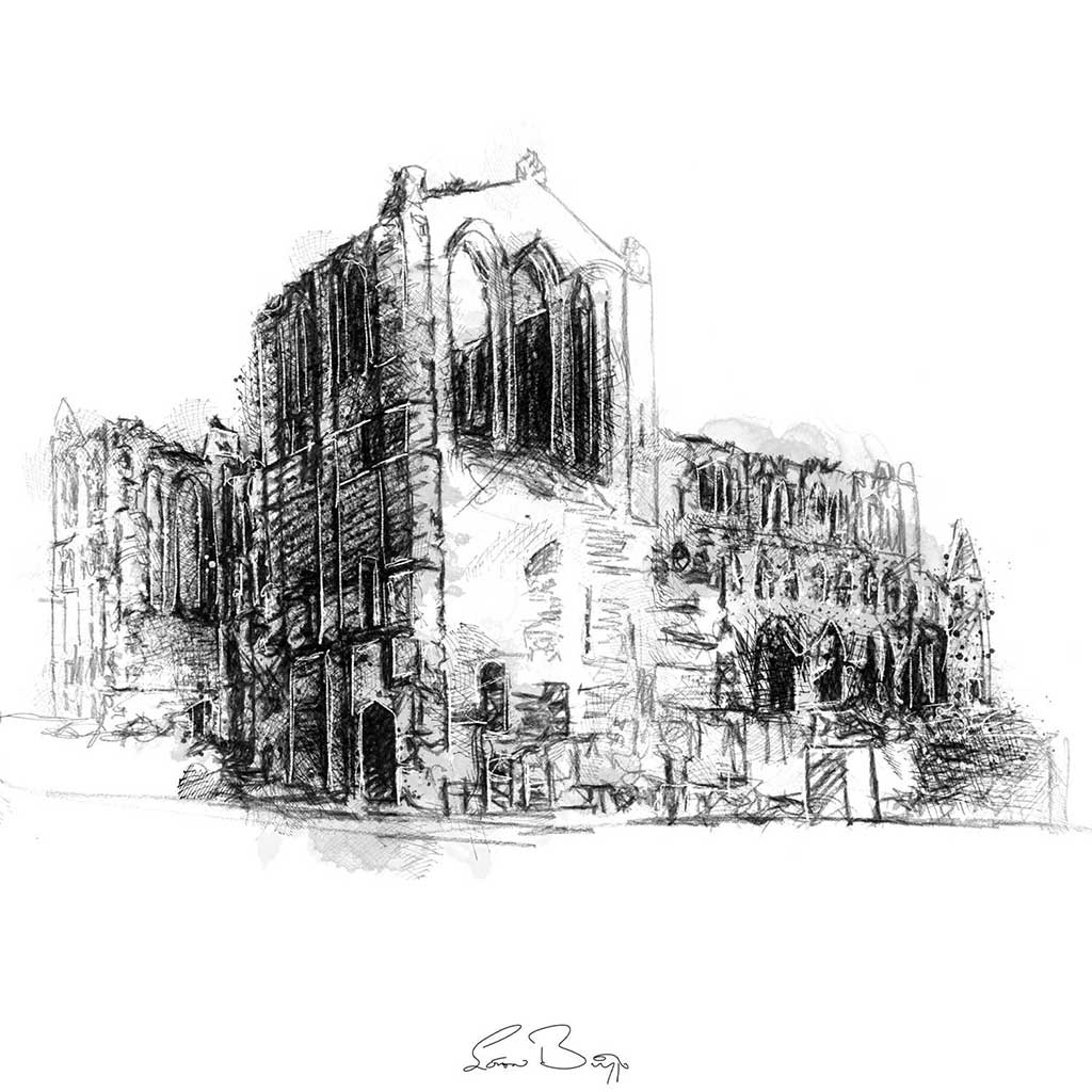 Rievaulx abbey sketch | SeanBriggs