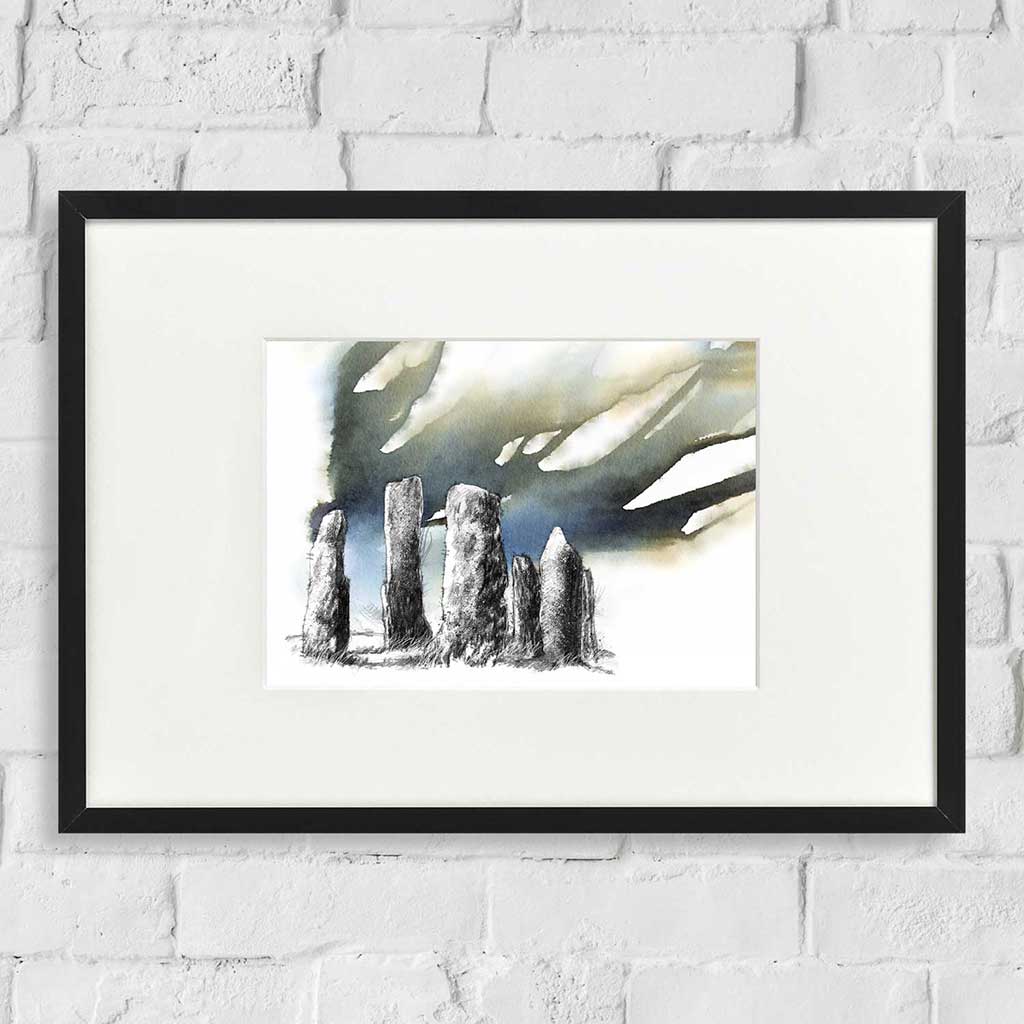 Callanish stones sketch | SeanBriggs