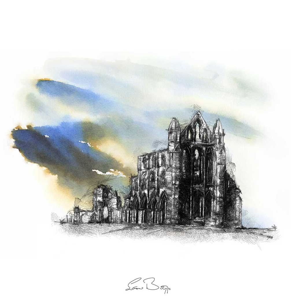 Whitby abbey sketch | SeanBriggs