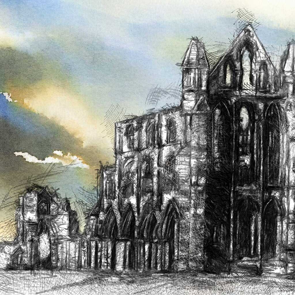 Whitby abbey sketch | SeanBriggs