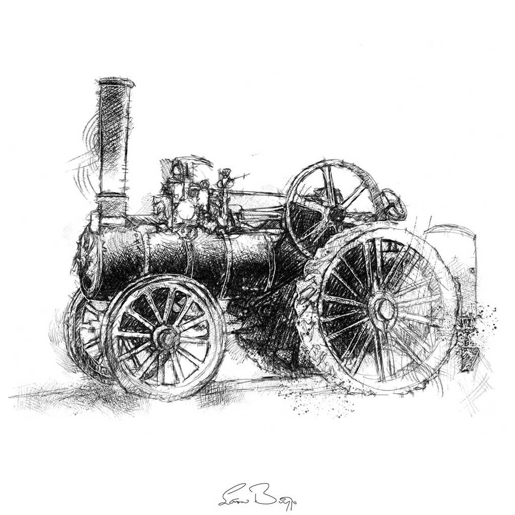 Steam engine sketch | SeanBriggs