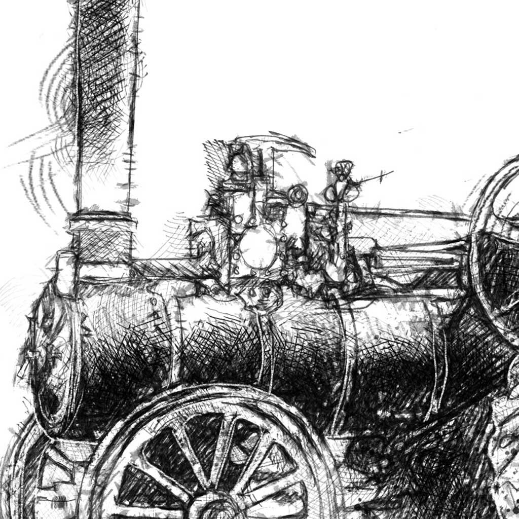 Steam engine sketch | SeanBriggs