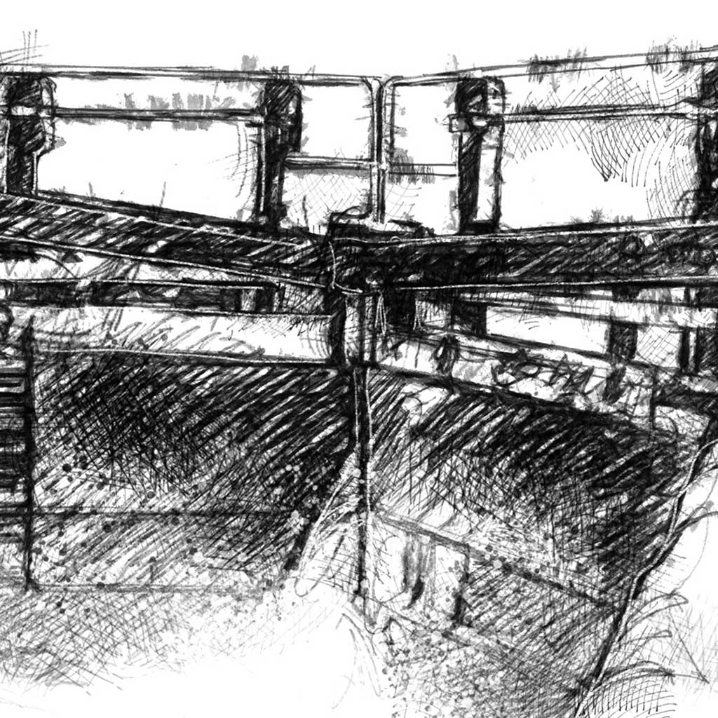 Canal lock sketch | SeanBriggs