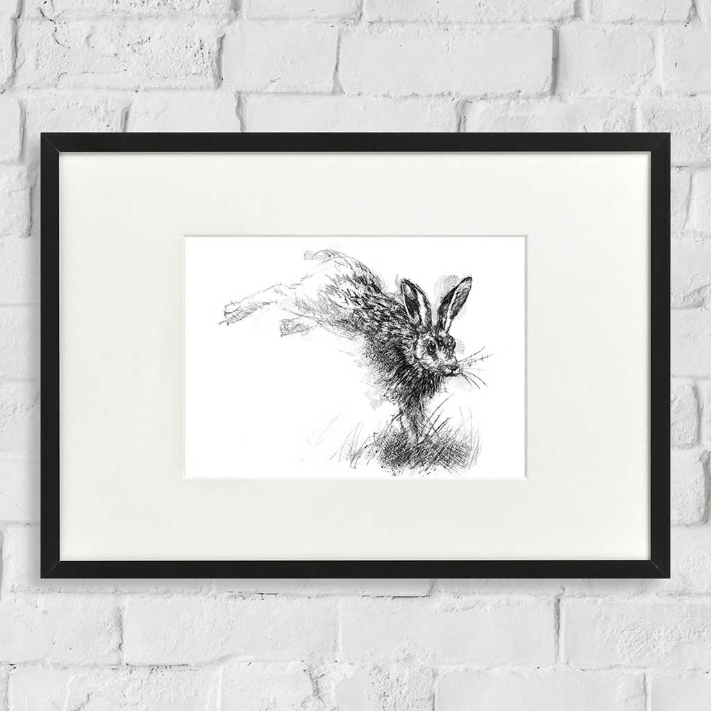 Running hare sketch | SeanBriggs