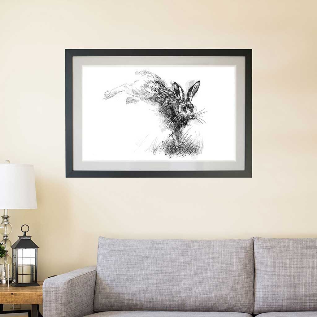 Running hare sketch | SeanBriggs