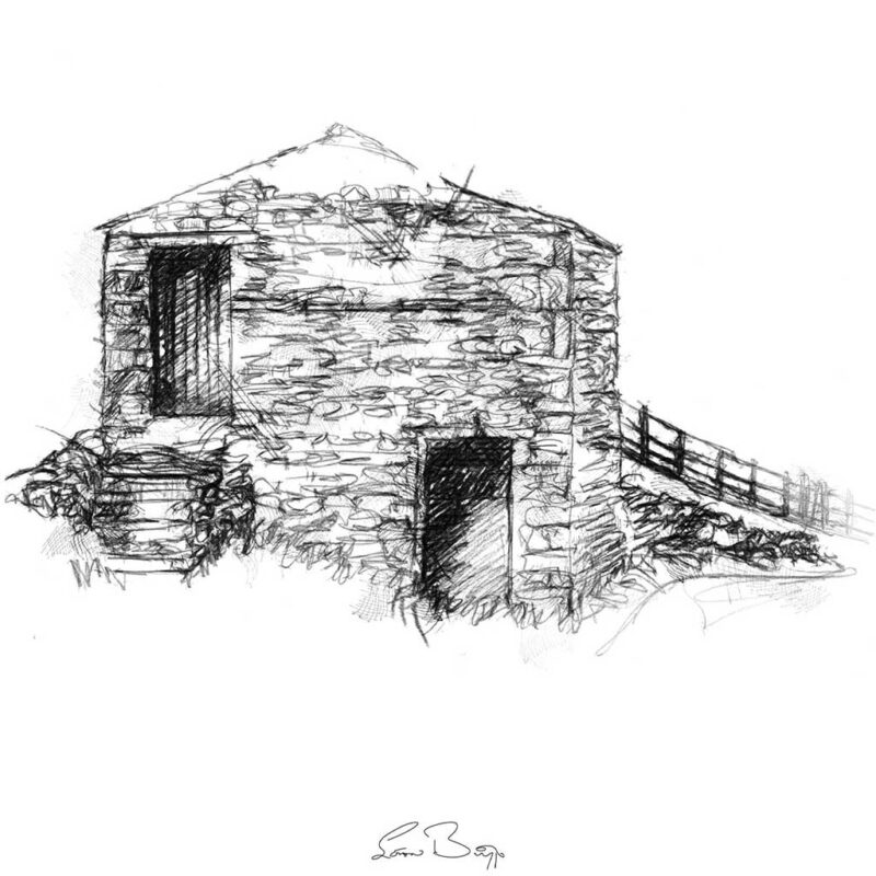 Yorkshire barn sketch | SeanBriggs