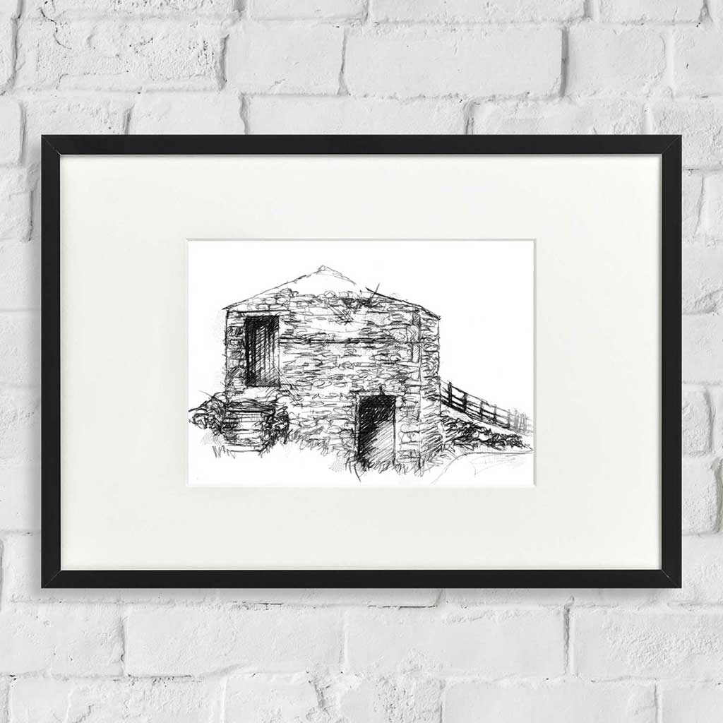 Yorkshire barn sketch | SeanBriggs