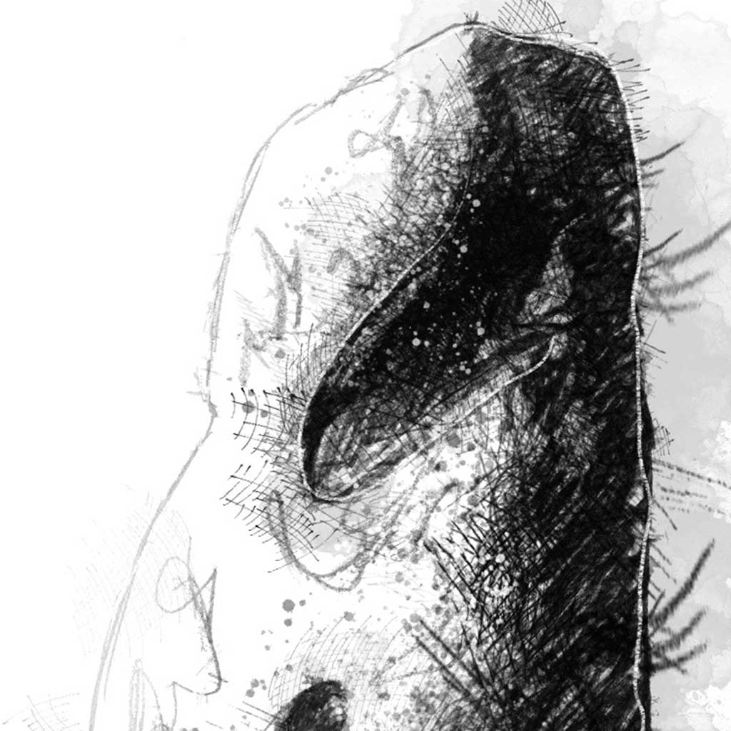 Stone gate post sketch | SeanBriggs