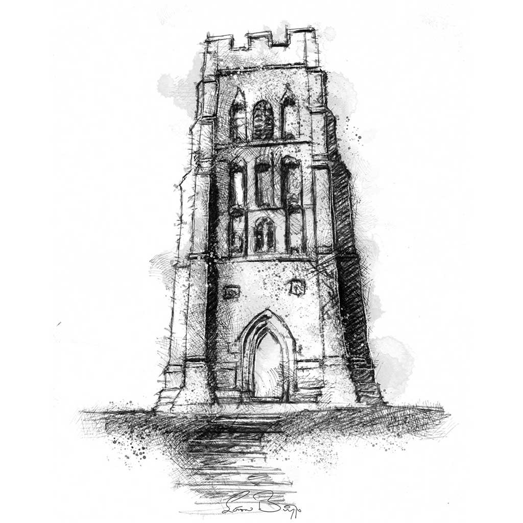 Glastonbury tor sketch | SeanBriggs