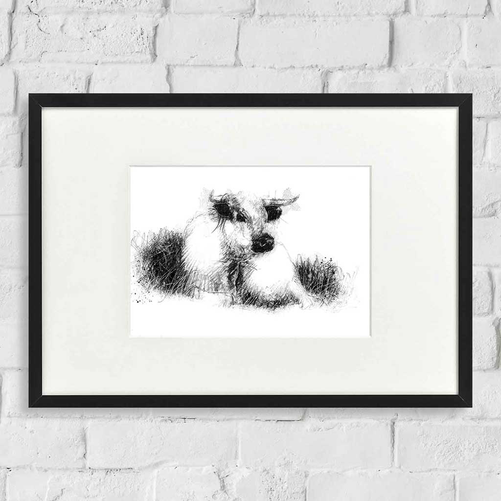 Vaynol cow sketch | SeanBriggs