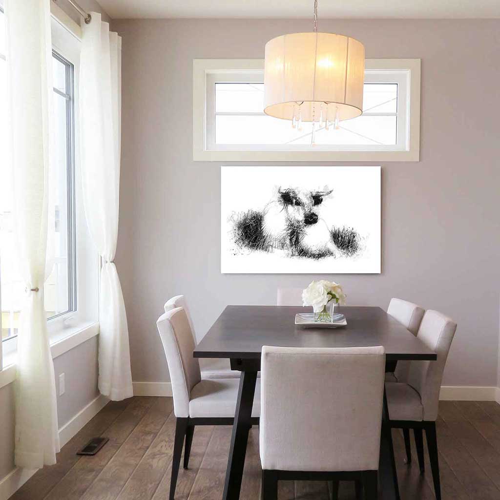 Vaynol cow sketch | SeanBriggs