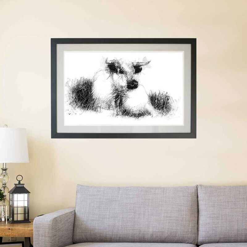 Vaynol cow sketch | SeanBriggs