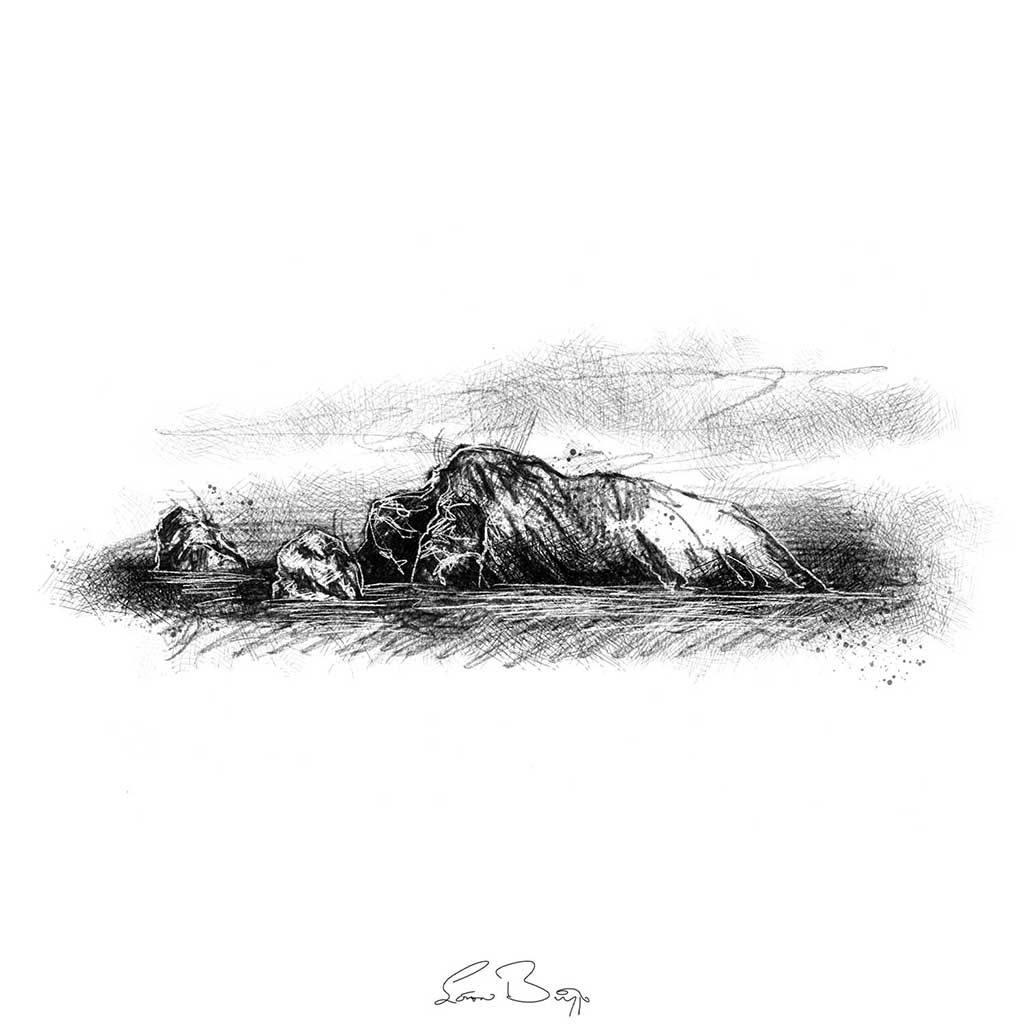 Boreray isle sketch | SeanBriggs