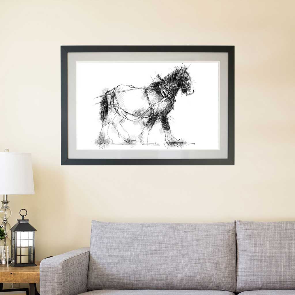 Shire horse sketch | SeanBriggs