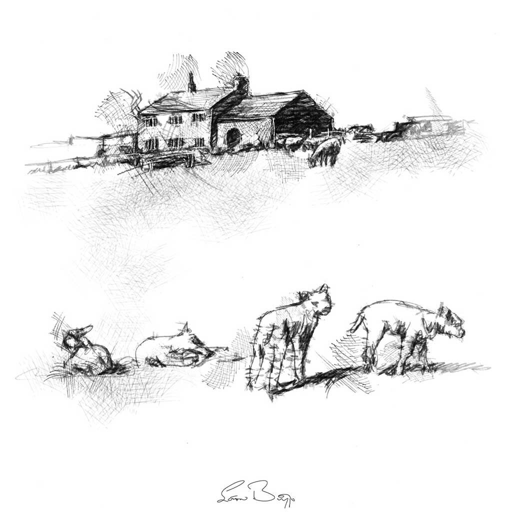 Workhouse green farm sketch | SeanBriggs