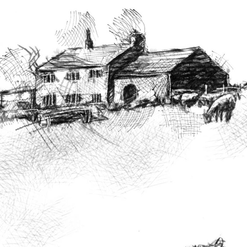 Workhouse green farm sketch | SeanBriggs