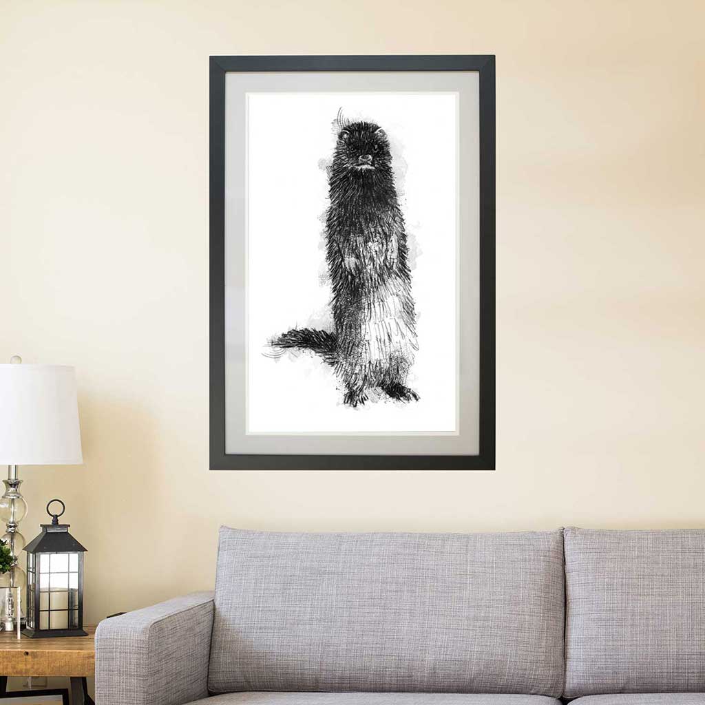 American mink sketch | SeanBriggs